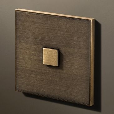 Light switch - SELECT - Lithoss - push-button / recessed / double