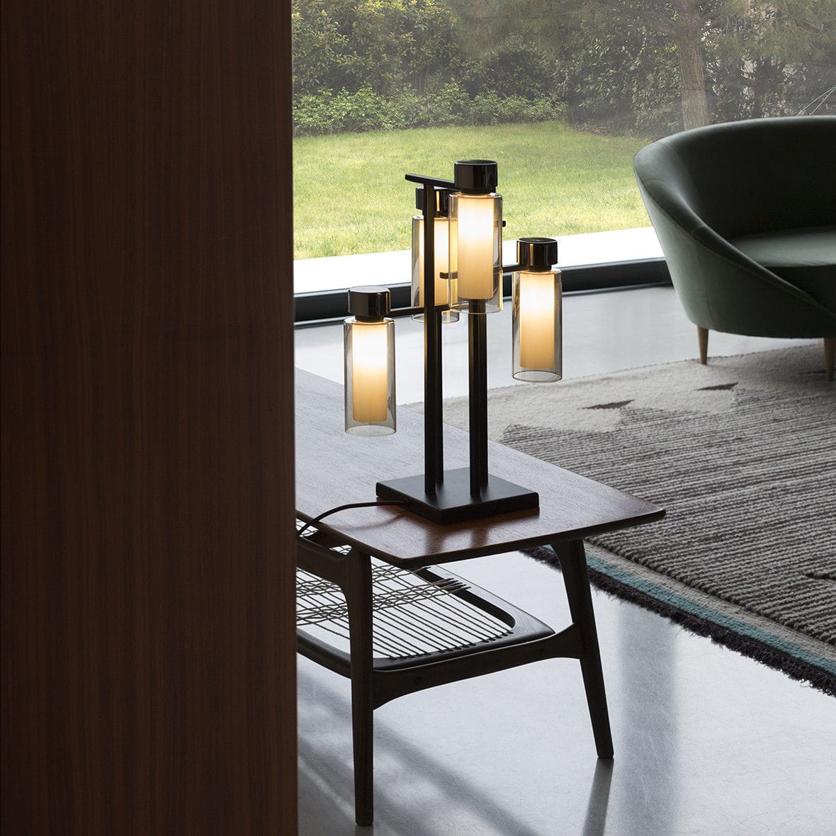 Table lamp - OSMAN - Tooy - brass / design / corded