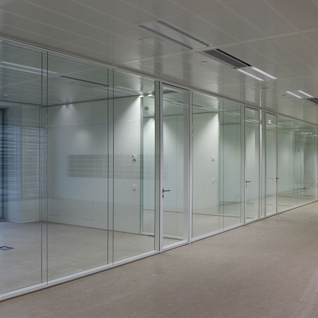 Interior door - PRIMACY - PREMOSA - aluminum / laminate / swing