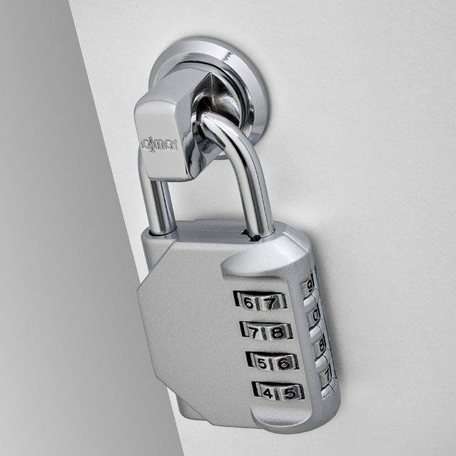 Mechanical lock LOCKR HASP OJMAR SA combination for locker 1 point