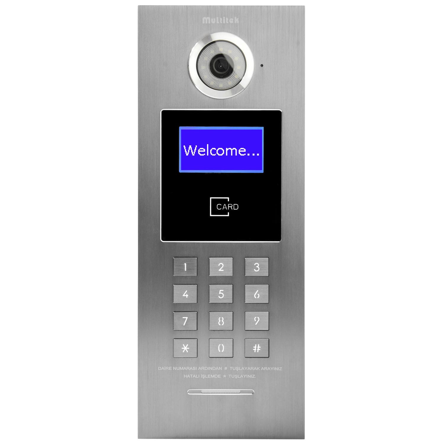 Aluminium door station - MB11 - Multitek Electronics - residential ...