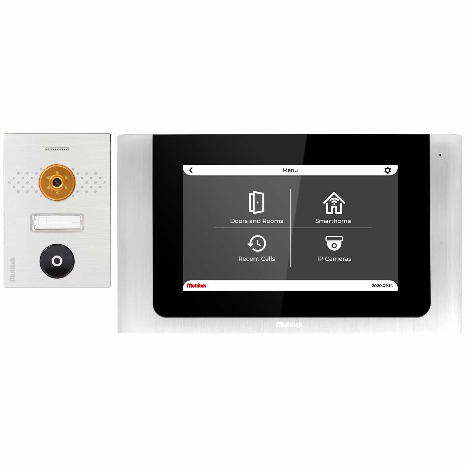 Black video intercom system - DIP01/VIP75 - Multitek Electronics ...