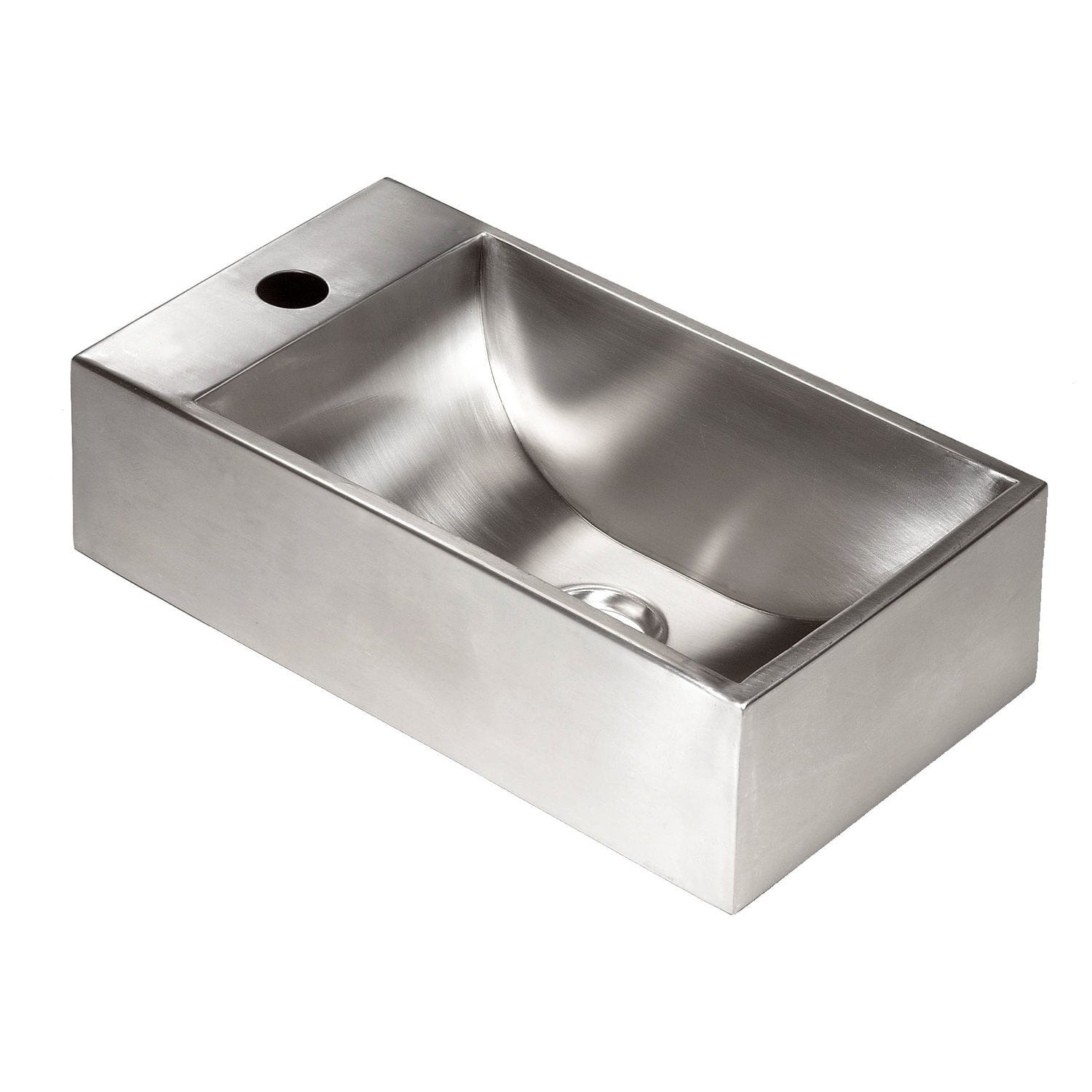 Wall-mounted hand basin - L-213 - SUPRATECH - countertop / rectangular ...