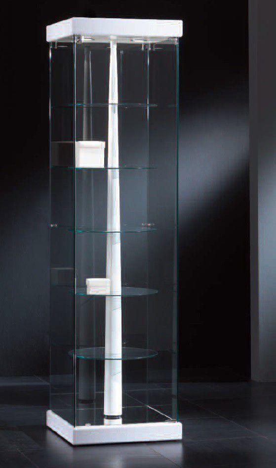 Contemporary display case - 5/G - Castellani.it srl - with legs / glass ...