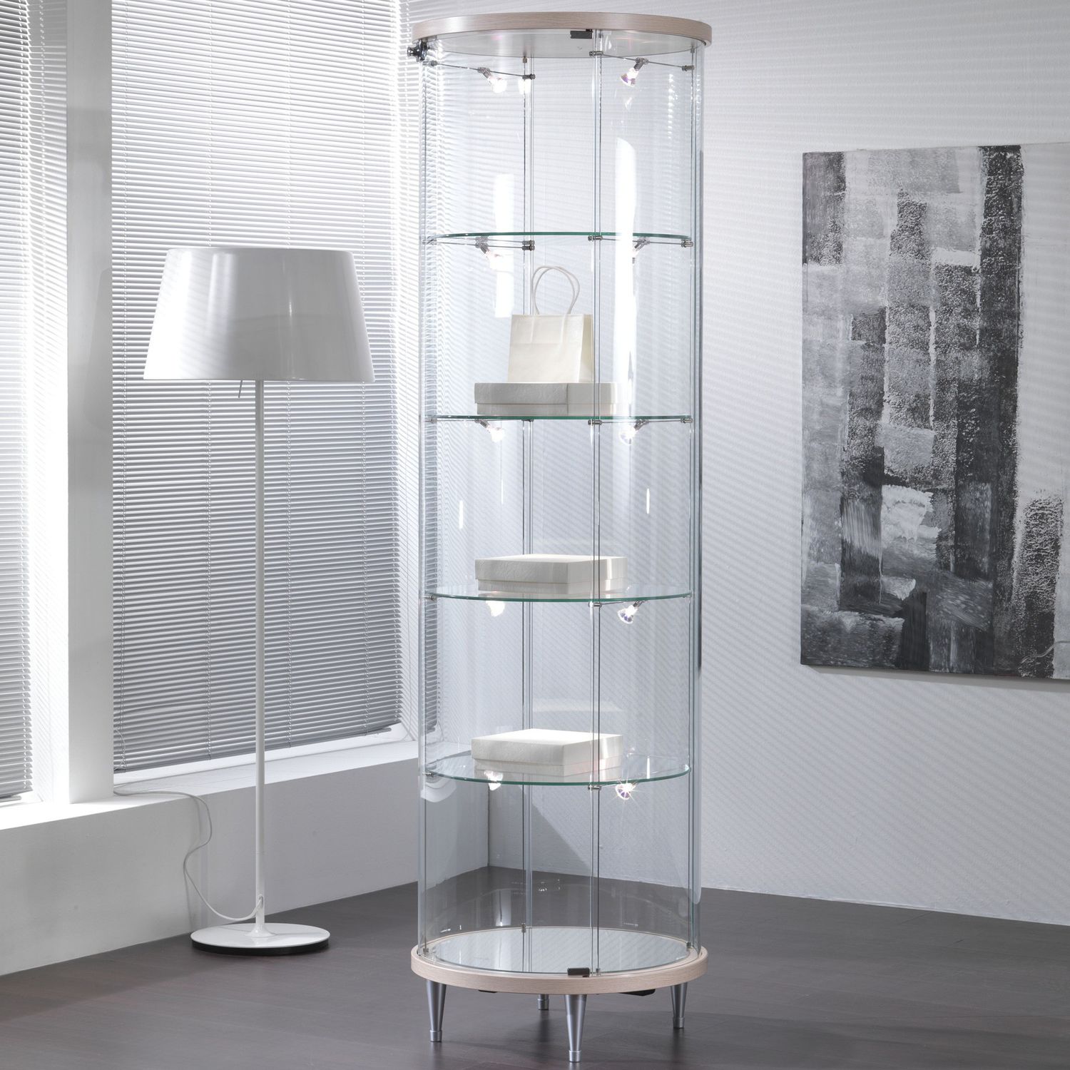 Contemporary display case - 203/RF - Castellani.it srl - with legs ...