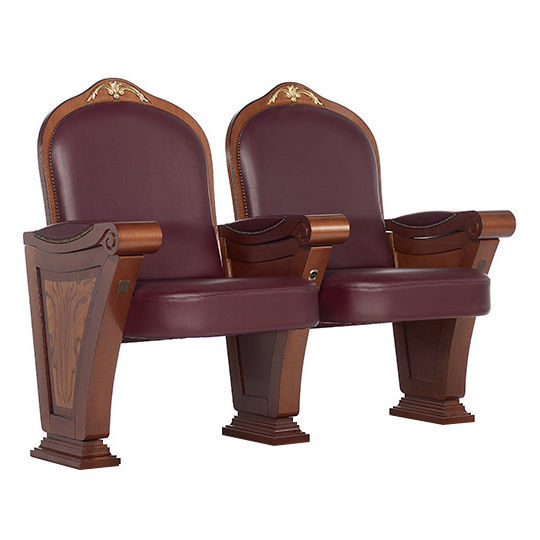 Traditional auditorium seating - HEREMA - Cinearredo Italia - leather ...