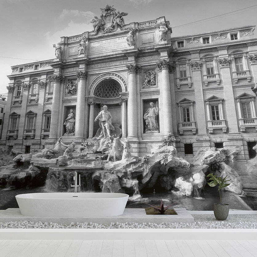 Contemporary wallpaper - ROMA – FONTANA DI TEREVI - Skinwall - fabric ...
