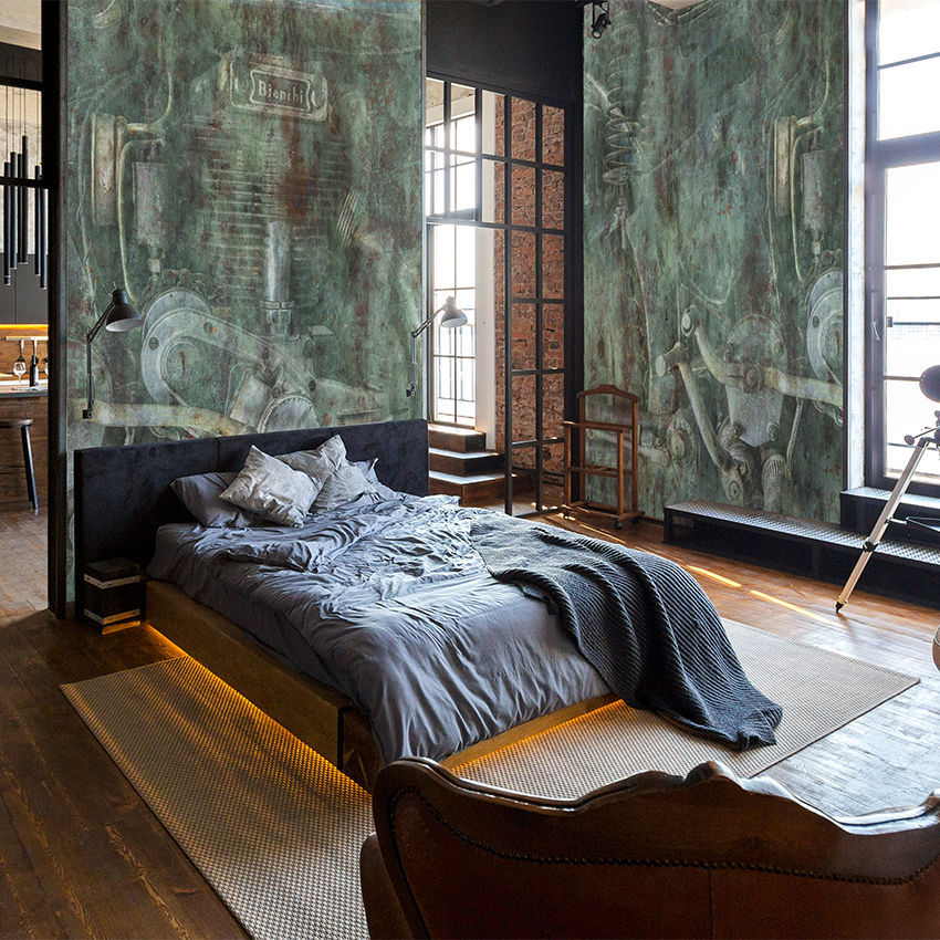 Original design wallpaper - THE SOUND OF THE RUST - Skinwall - nonwoven ...