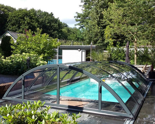 Mid-high swimming pool enclosure - KLASIK CLEAR / KLASIK PRO CLEAR ...