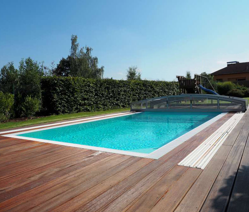 Overflow swimming pool - ALBIXON a.s. - outdoor / in-ground / concrete