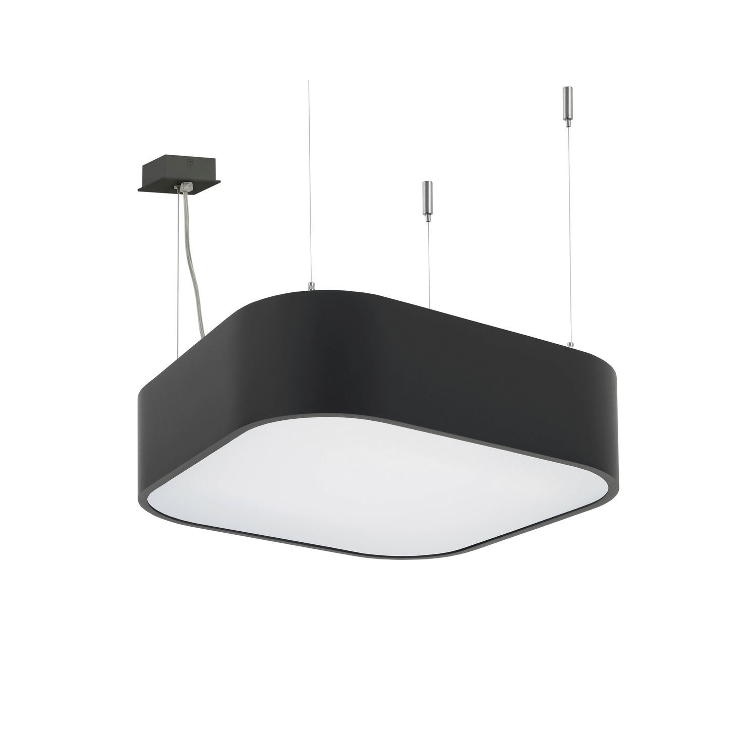 Hanging light fixture - CASSETTA - LIRALIGHTING - LED / square / IP40