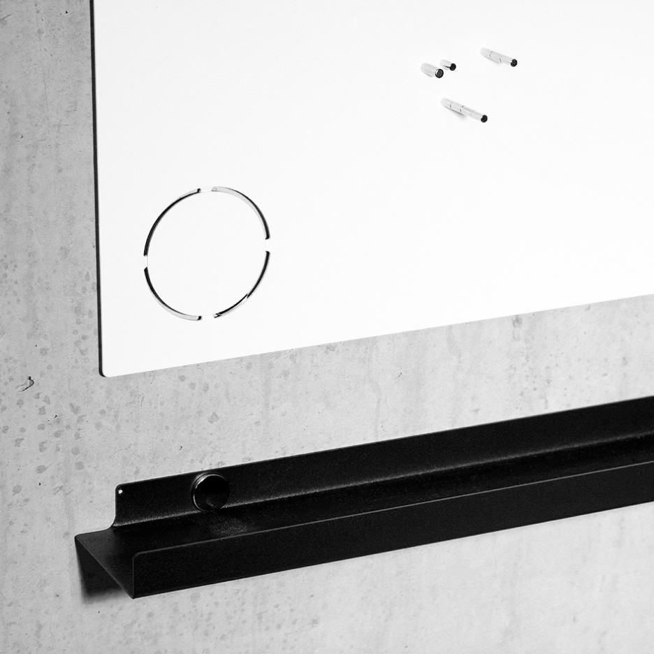 Wall-mounted shelf - PINBOARD TRAY - Faust Linoleum - contemporary ...