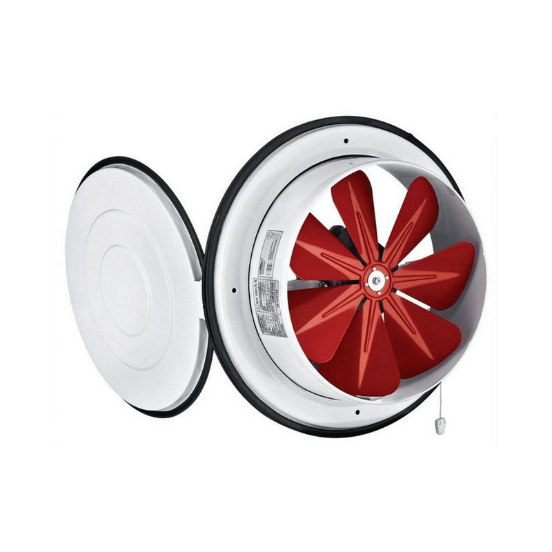 Smoke extractor fan - AK - ACS Klima - CLIMACS - axial / wall-mounted ...