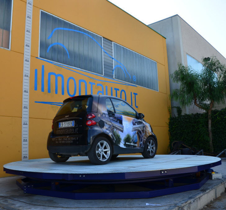 Rotating parking platform - ROUND - RDT Elevazione - electric / hydraulic
