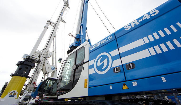 Diesel engine drilling rig - SR-45 - SOILMEC S.P.A. - rotary / down-the ...