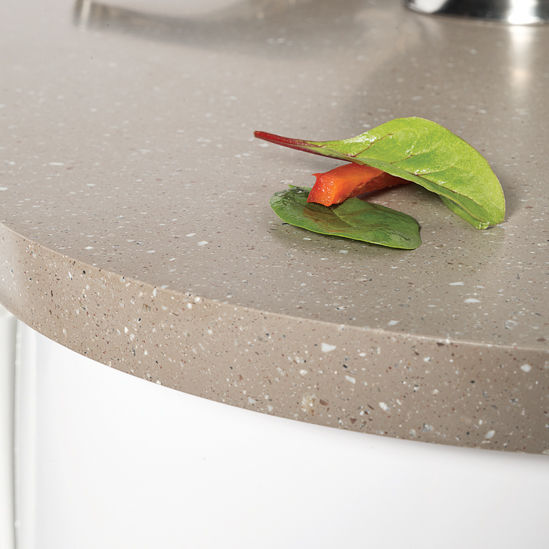 Solid Surface countertop - AMAZONIA BROWN - Minerva Work Surfaces - kitchen