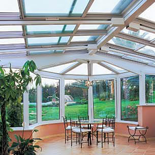 Pitched roofing - SUNROOFS - Atrio Glass Doors - flat / rounded / glass