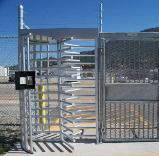 Full-height turnstile - Tymetal Corp - security / industrial