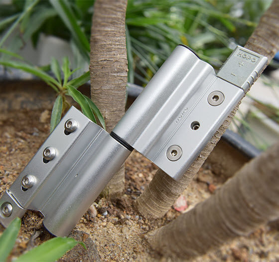 Door hinge - ABH51 - HOPO Inc - stainless steel / aluminum / concealed