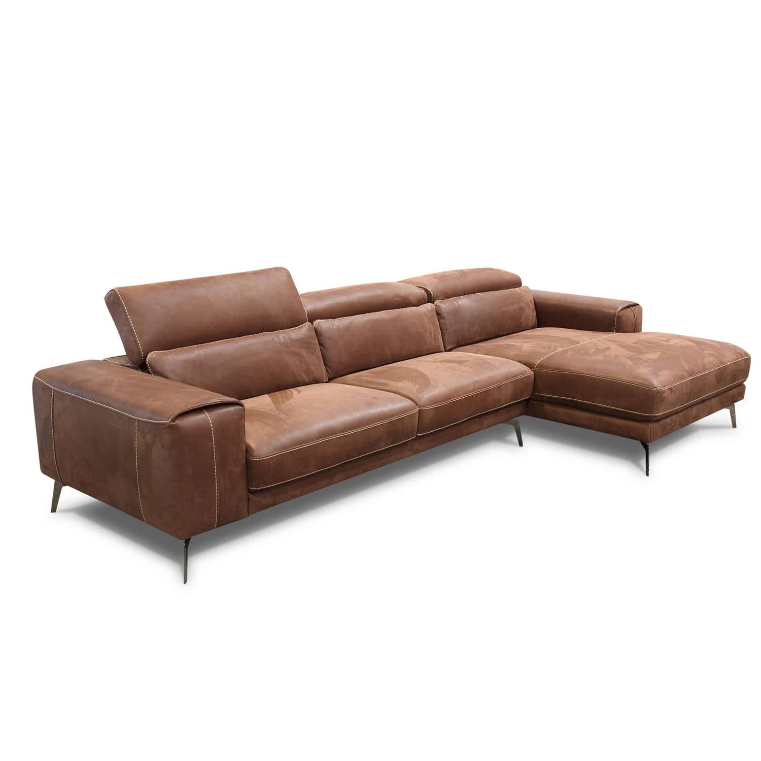 Modular sofa - CANOVA - Rossini - contemporary / leather