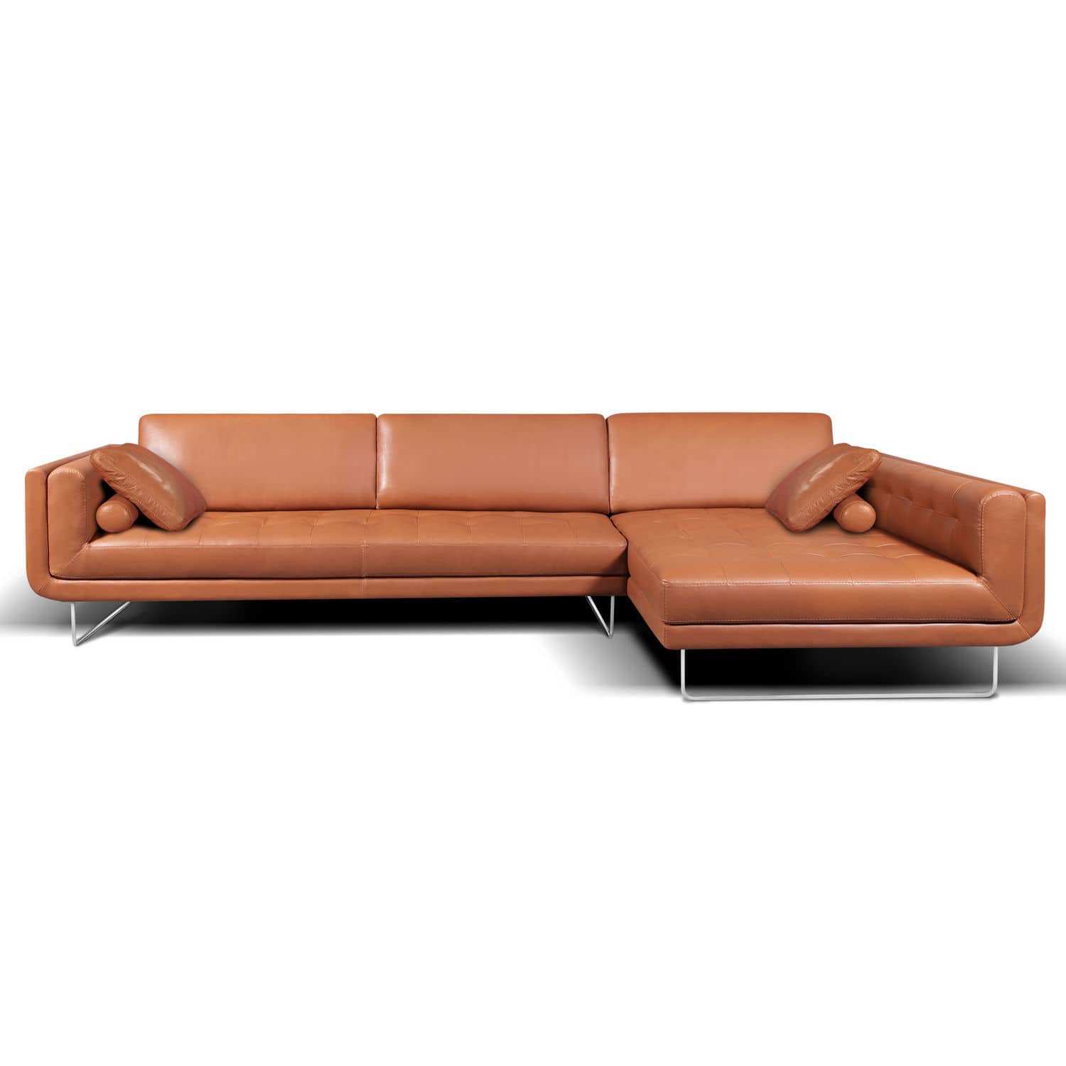 Modular sofa - CLARISSA - Rossini - contemporary / leather