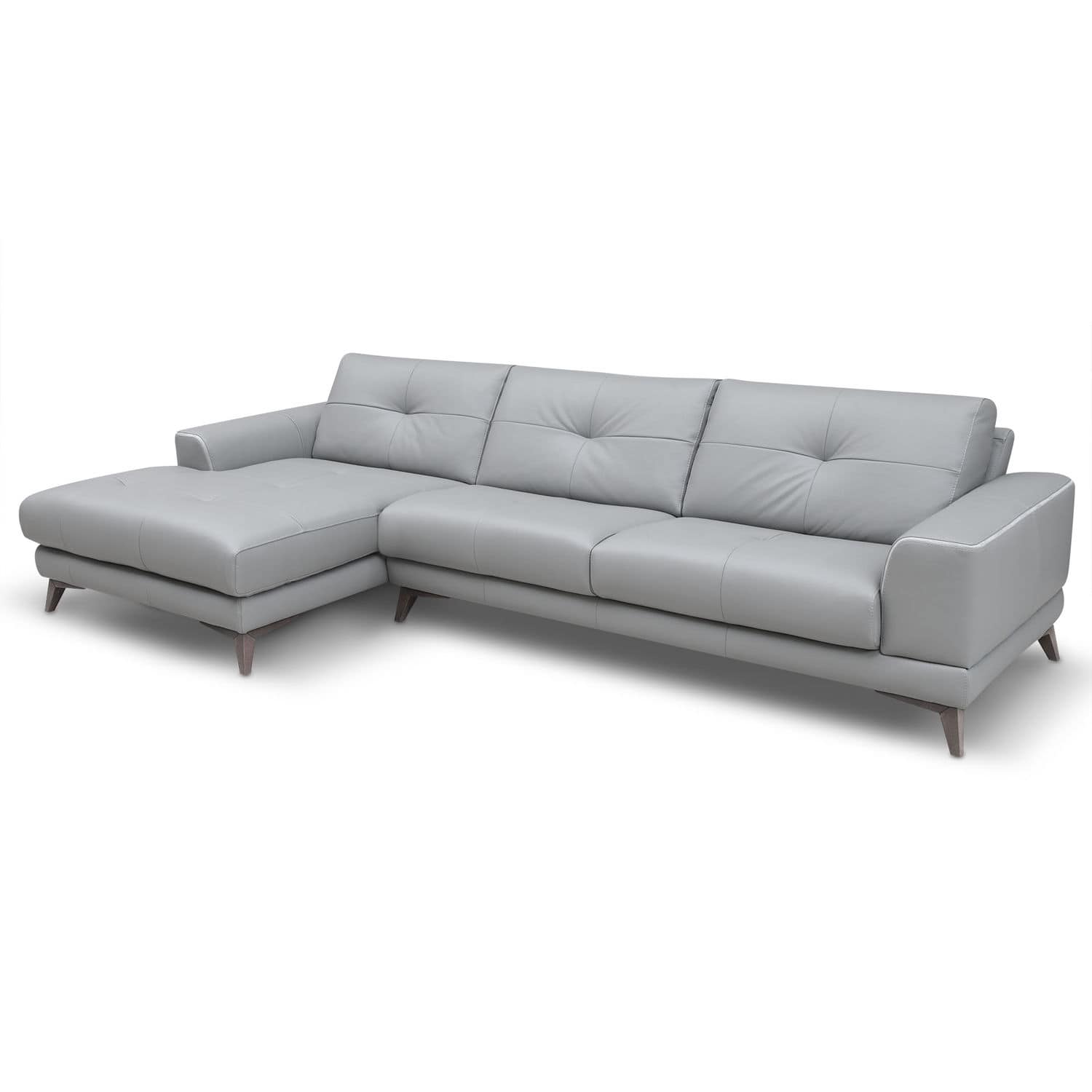Modular sofa - MILAZZO - Rossini - corner / contemporary / leather
