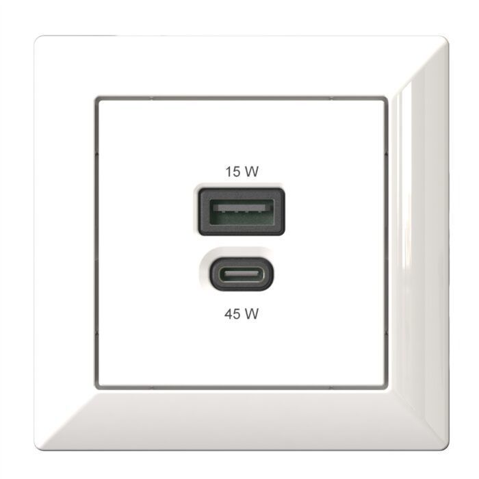 USB socket - KOMBI T65.01 : 6560x0101 - Bodo Ehmann GmbH - double ...