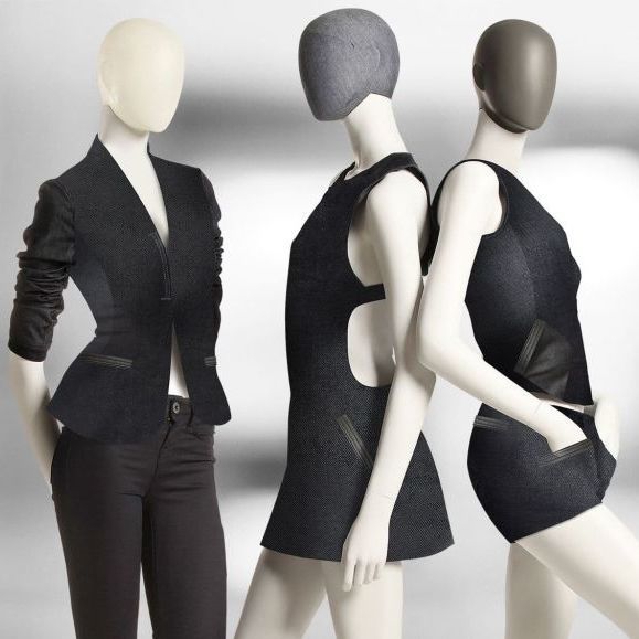 Female display mannequin - 82 ABSOLUTE - WINDOW FRANCE - abstract ...