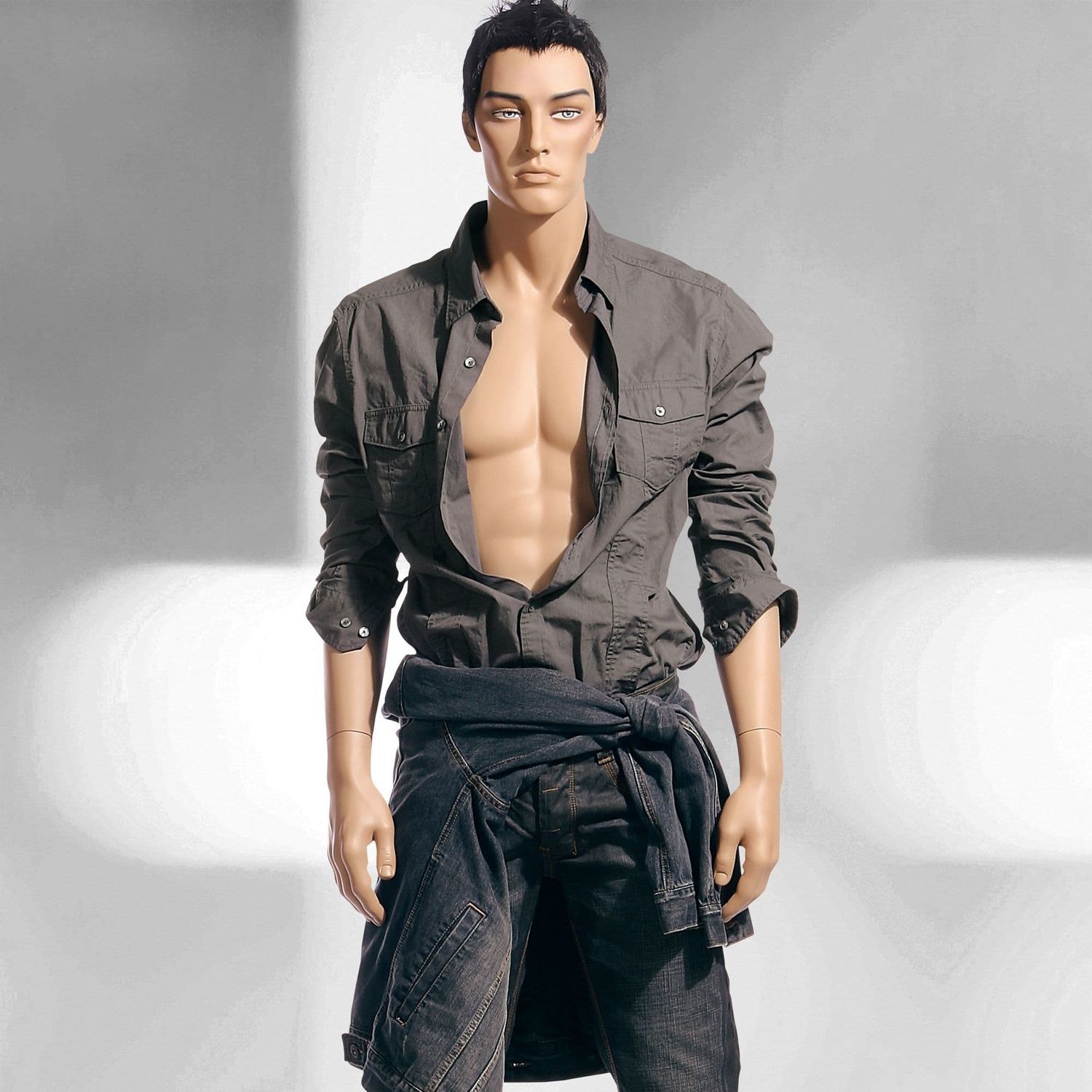 Male display mannequin - 20 ETHNIC - WINDOW FRANCE - realistic / high ...