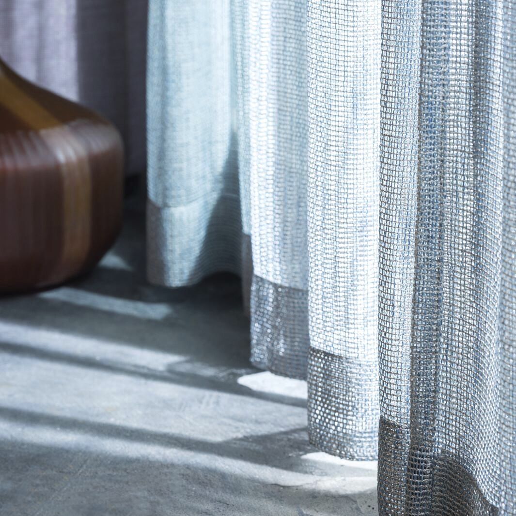 Striped sheer curtain fabric - JUBILEA : JABBERWOCKY - FR-One ...
