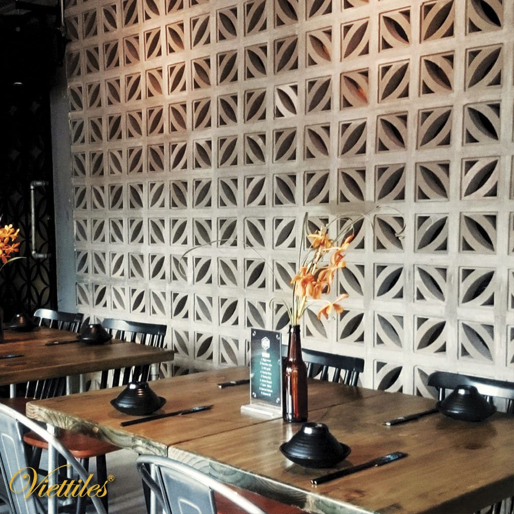 Perforated concrete block - VCB-011 LEAF - Viet Tiles Corporation ...