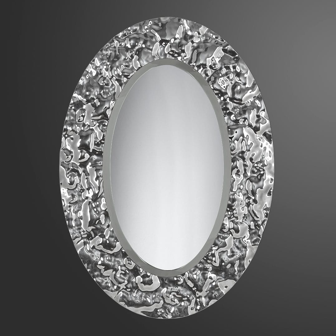 Wall-mounted mirror - ELLIPSE AQUA - +Object - contemporary / oval