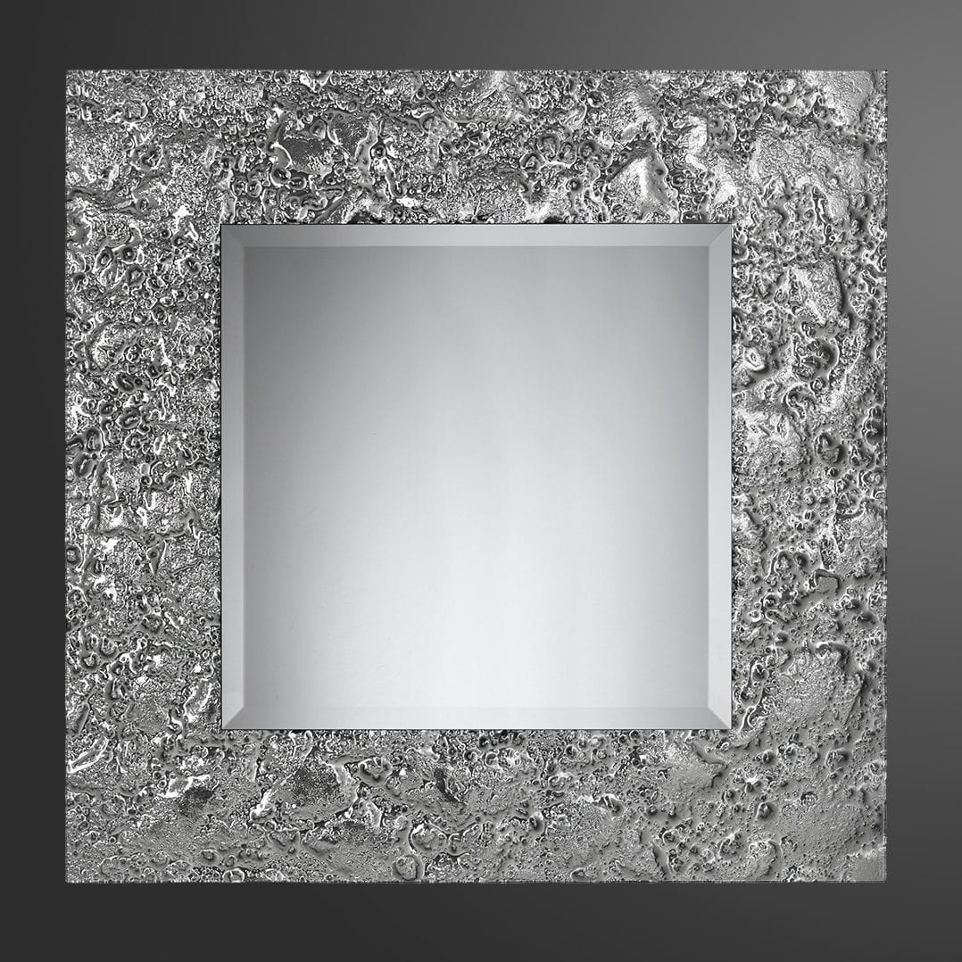 Wall-mounted mirror - SQUARE FIAMMA - PlusObject - contemporary / square