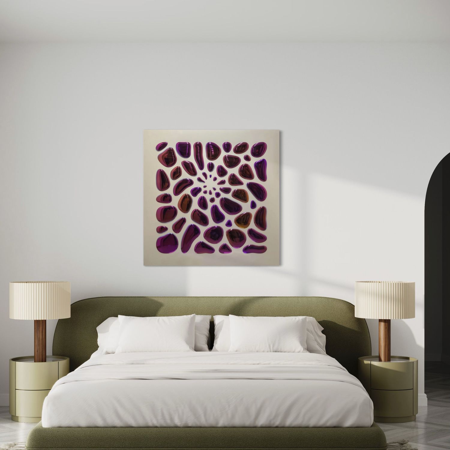 Glass decorative panel - PlusObject - for interior / 3D effect / home