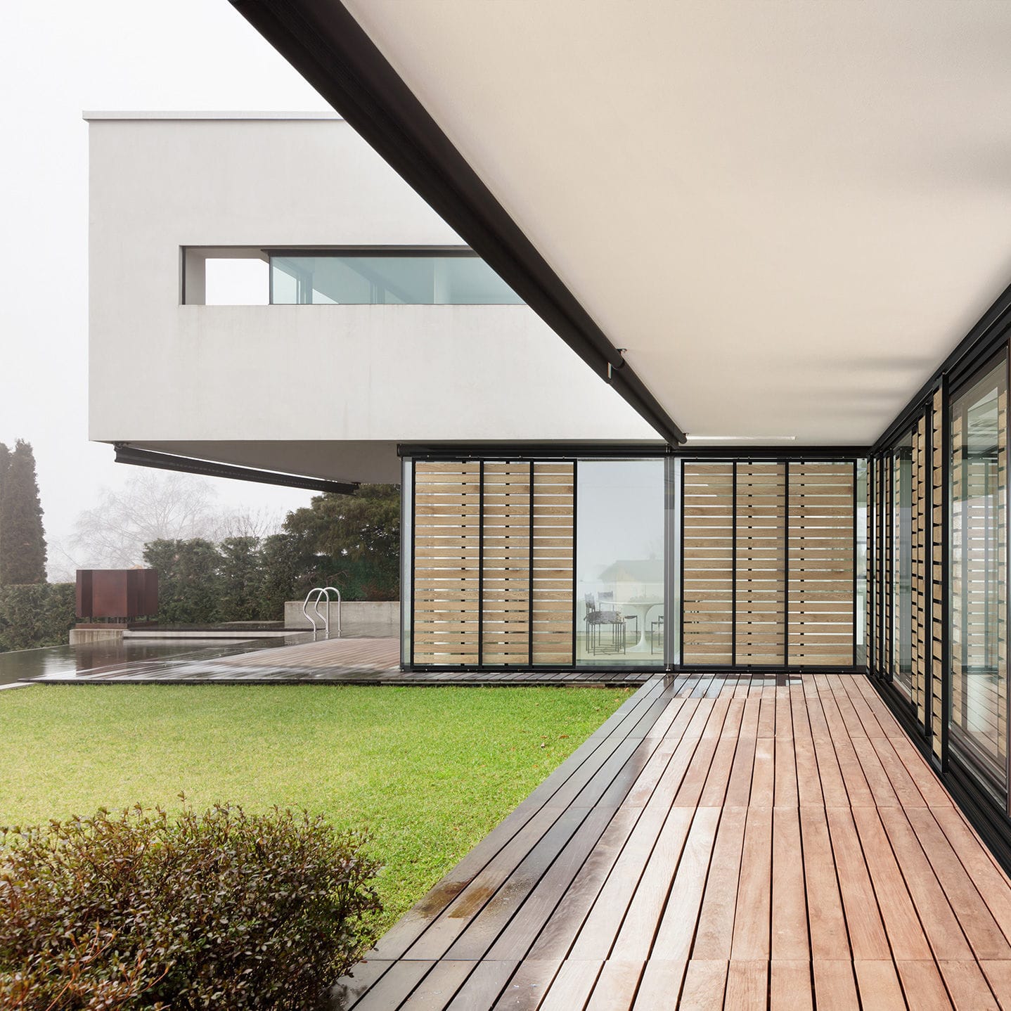 Sliding shutter - SPR – XL - soltec - wooden / metal / wood look