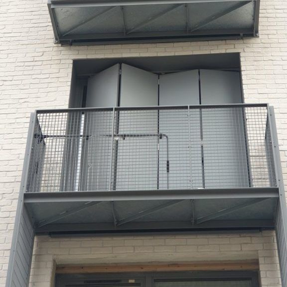 Aluminum solar shading - FPE LQ44 - Soltec - window / vertical / motorized