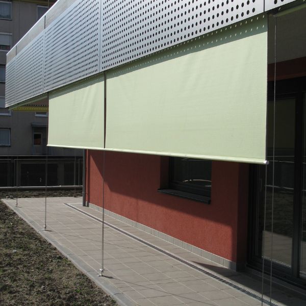 Roller blinds - V ZIP - Soltec - integrated / for window / fabric