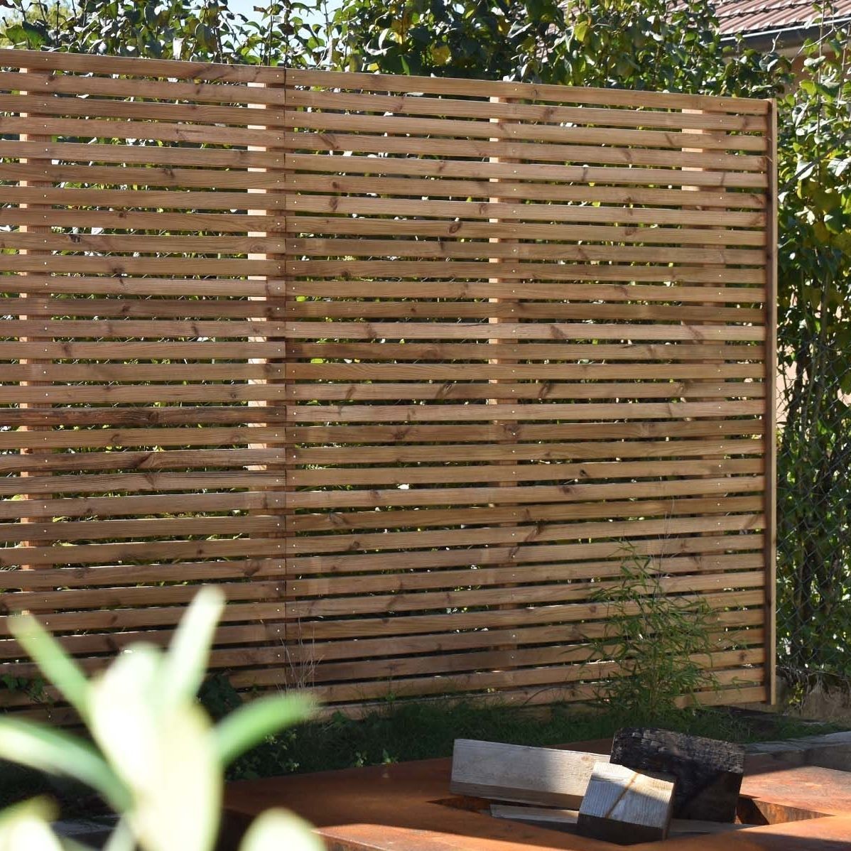 Louvered fence - MELIGNY - MODULAND - residential / commercial / wooden