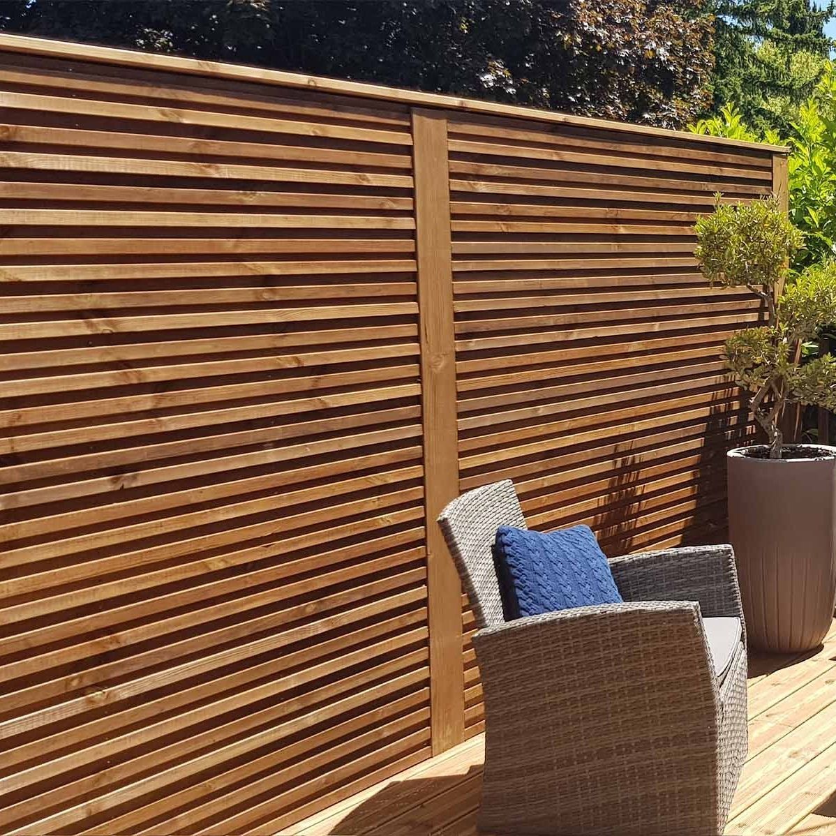 Fence with panels - VILLANDRY - MODULAND - residential / commercial ...