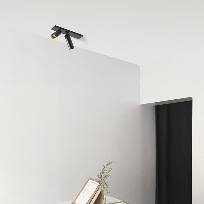 Surface mounted spotlight - AMIO - OGGI LUCE - LED / tubular / IP20