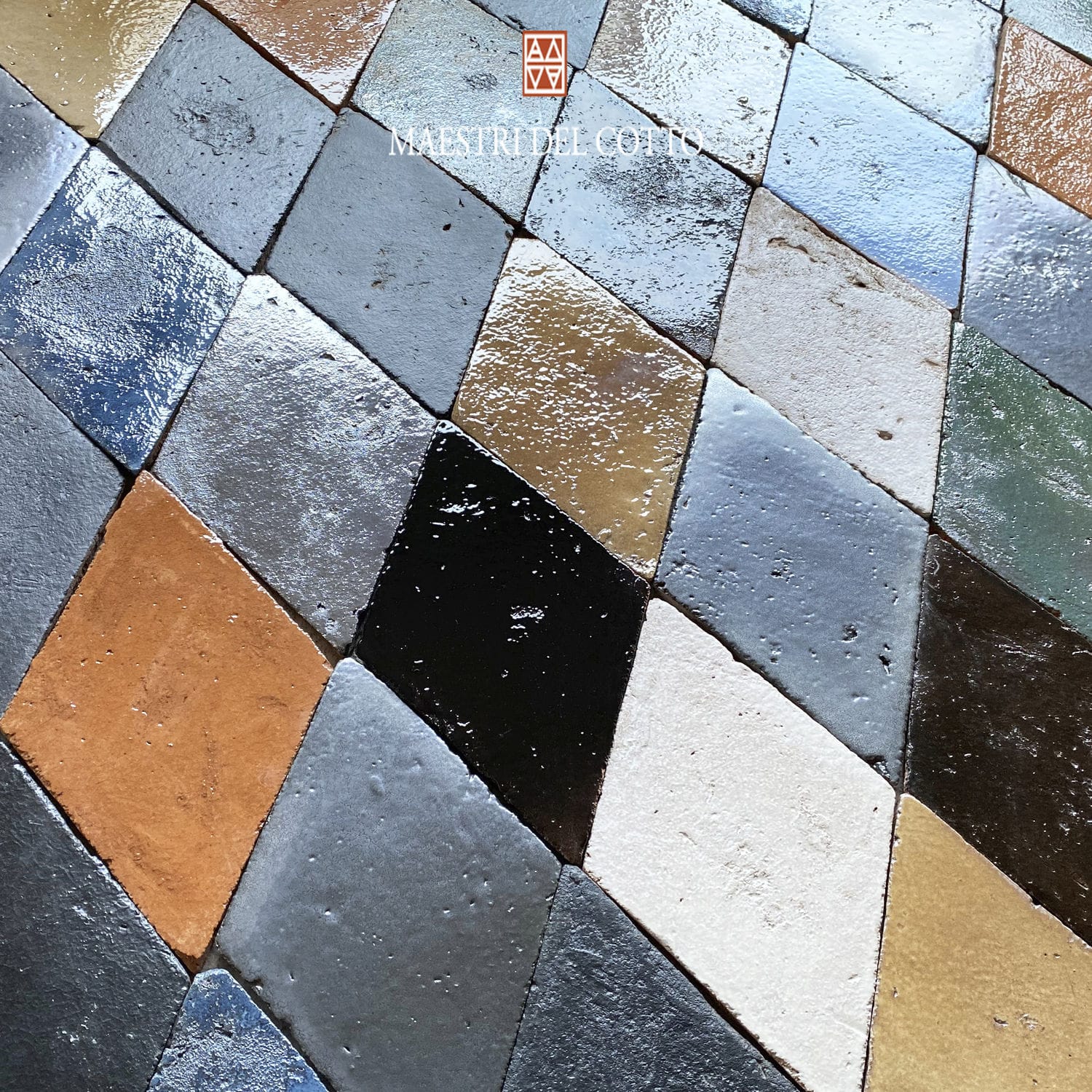 Indoor tile - COTTO SMALTATO MINERALE - MAESTRI DEL COTTO - bathroom ...