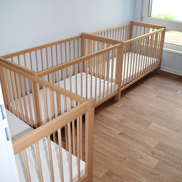Contemporary baby bed - DE BREUYN - wooden / nursery