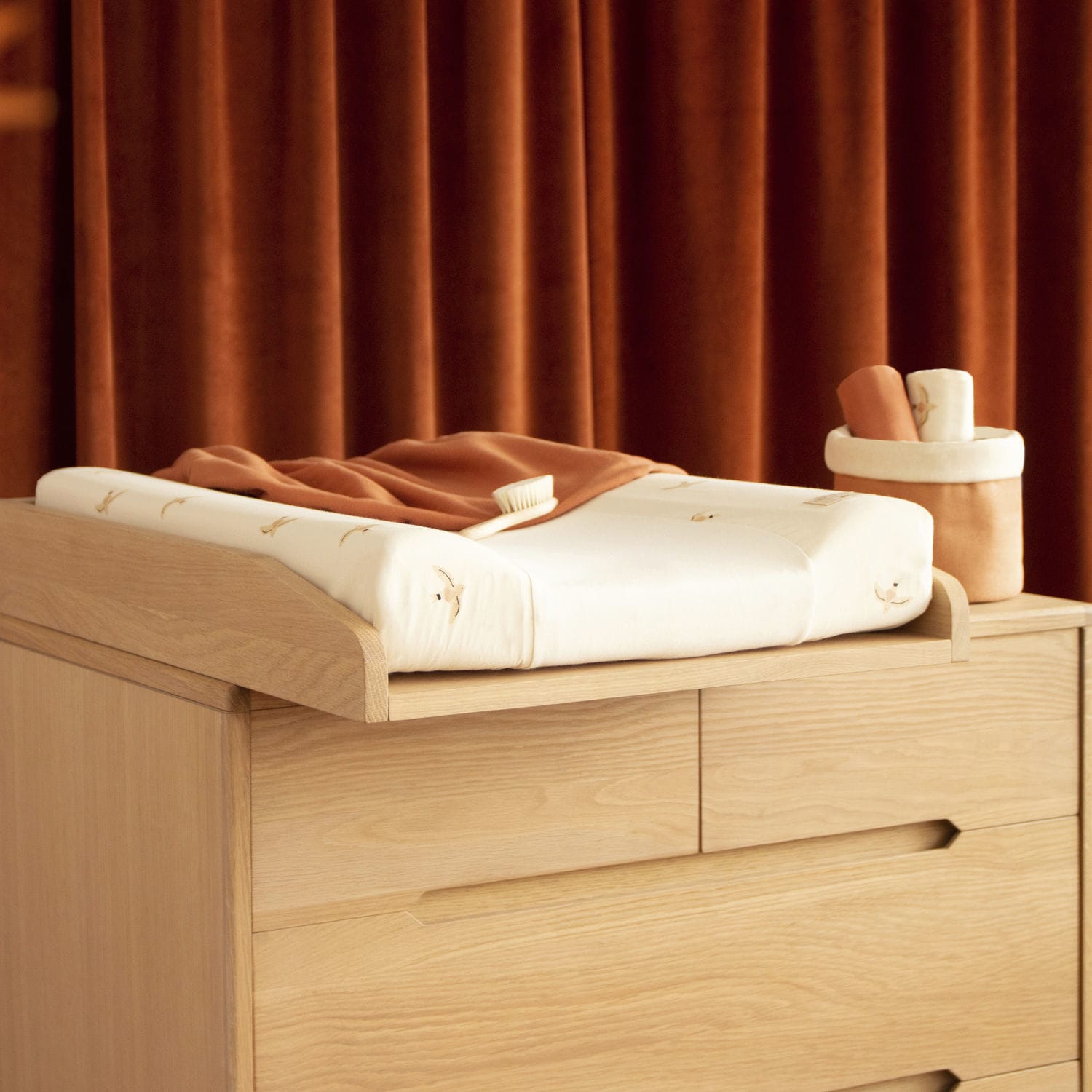 Oak changing table - Pure - Nobodinoz - countertop / baby