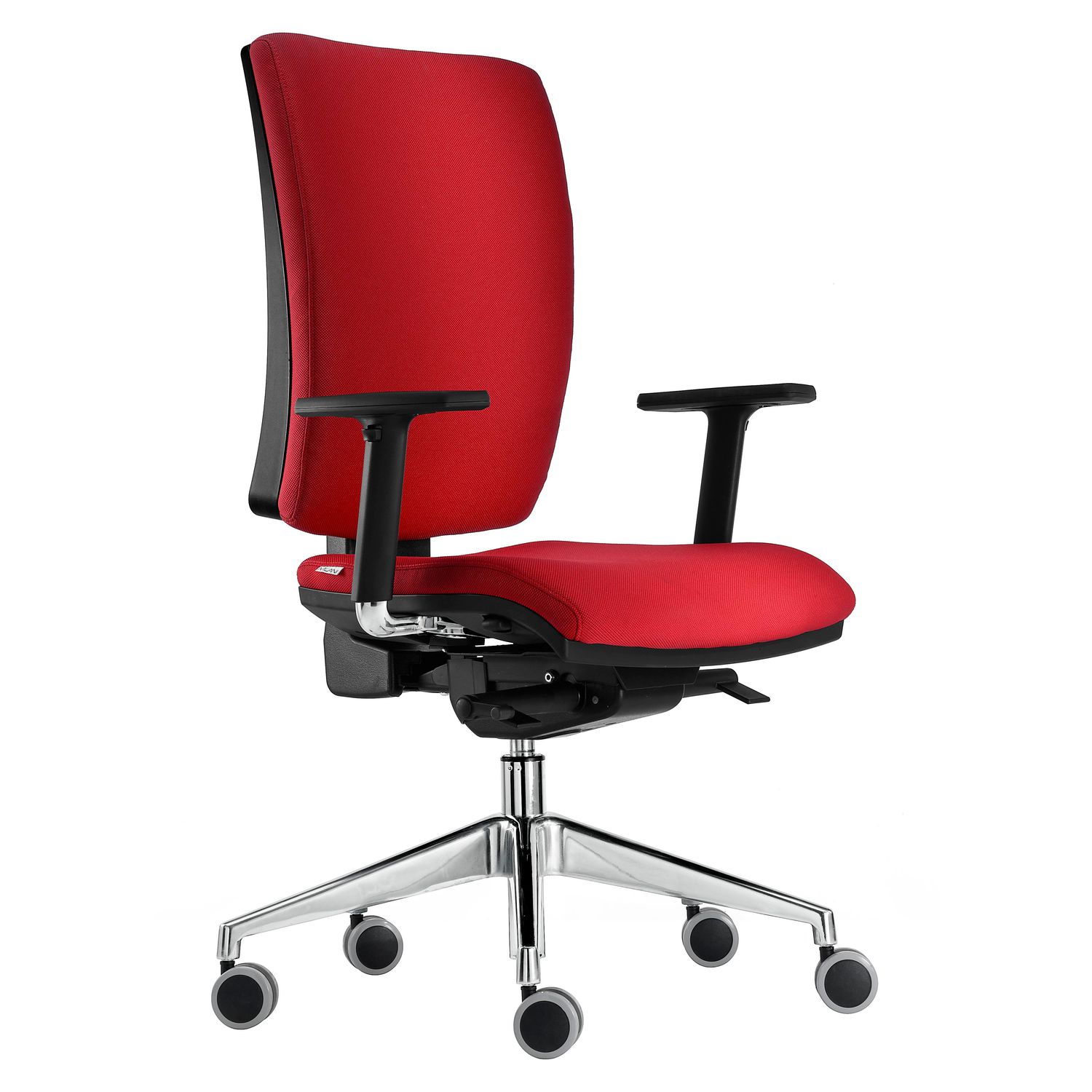 Contemporary office armchair - FIVE - Milani - fabric / high back ...