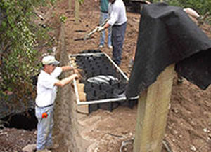 Erosion control geocell - GEOWEB® RETAINING WALLS - Presto Geosystems ...