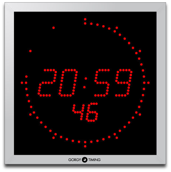Contemporary clock - LEDI® 7.60.S - Gorgy Timing - wall-mounted ...