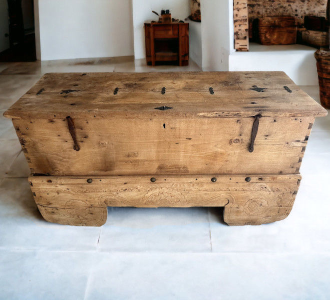 Rustic style chest - MONTECARLO - ARRELART - teak / rectangular