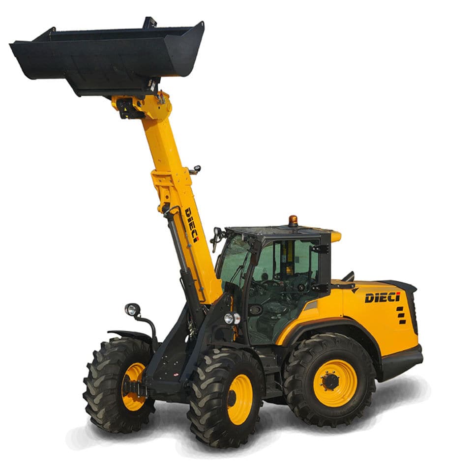 Rubber-tired loader - PIVOT T80 - DIECI - telescopic / articulated ...