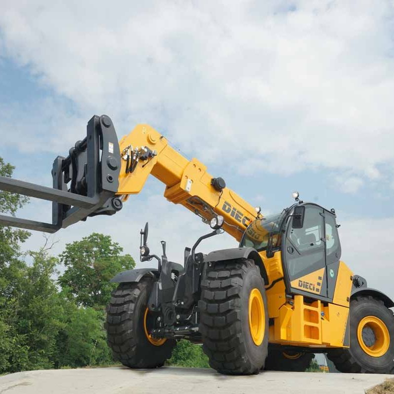Construction telehandler - HERCULES 190.10 - DIECI - loading / handling ...