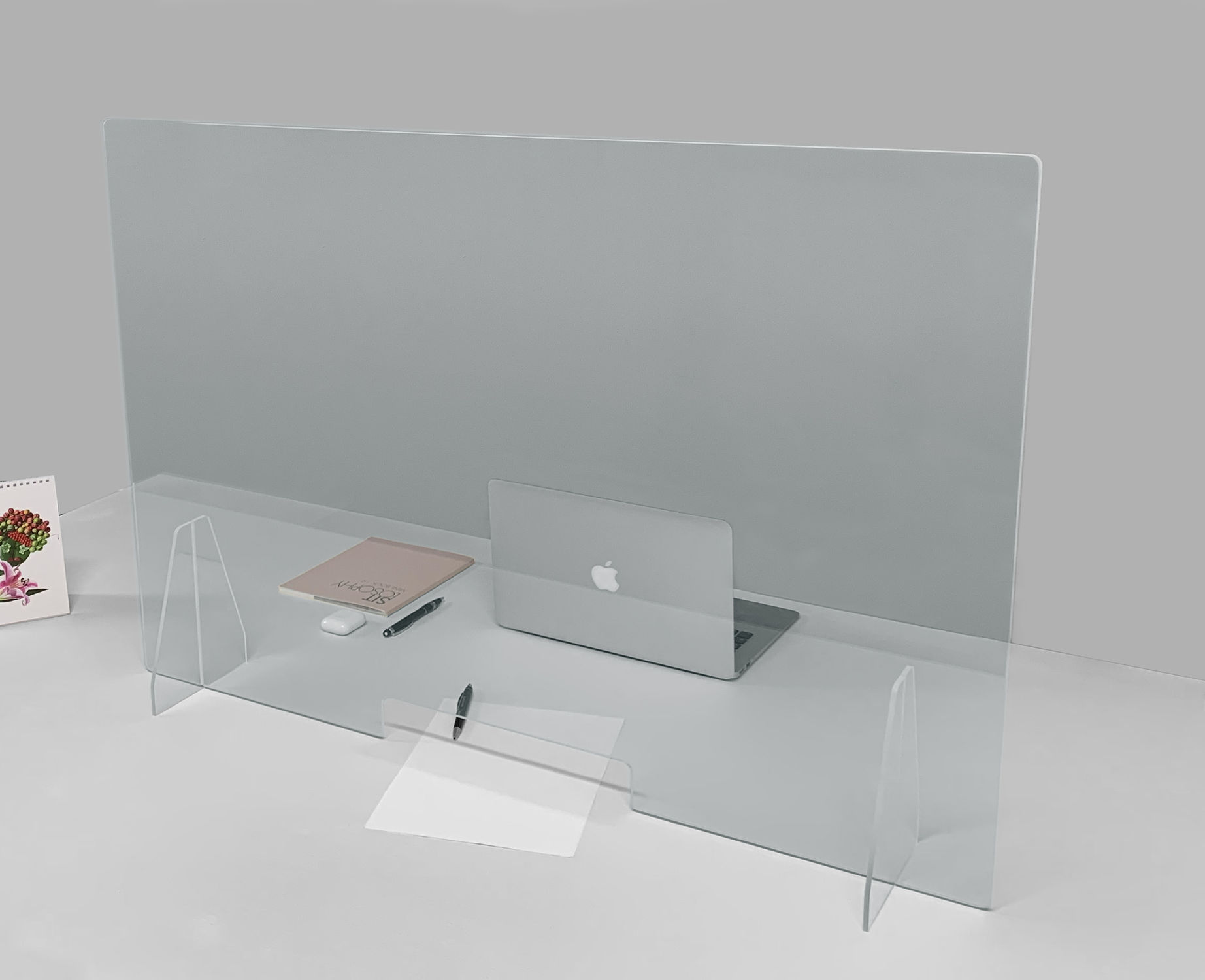 Desk sneeze guard - ARTE & D SRL - countertop / methacrylate / protective